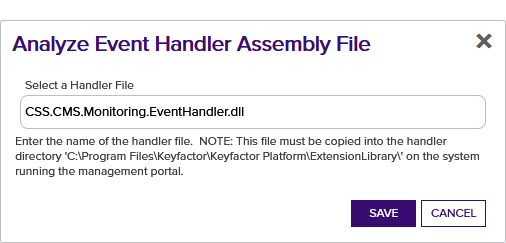 Custom Event Handler Operations
