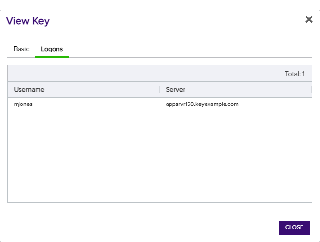 Viewing Unmanaged SSH Keys