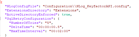 Keyfactor Command Keyfactor Api Appsettingjson File