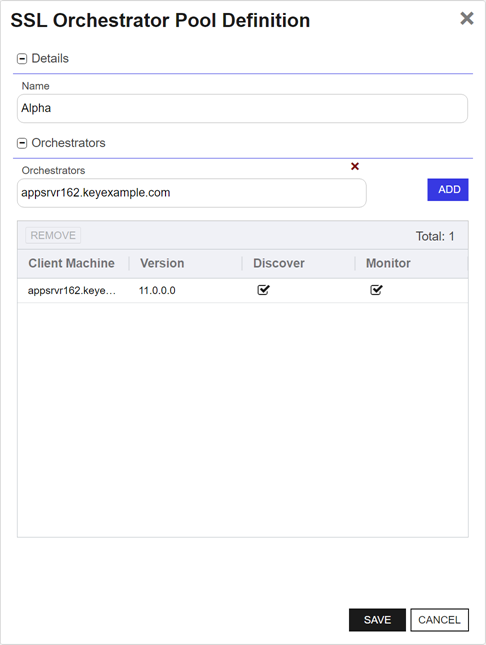 Orchestrator Pool Operations