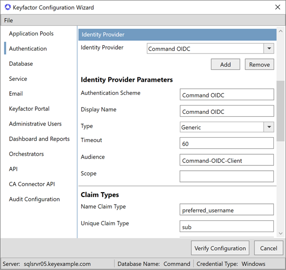 Install The Keyfactor Command Components On The Keyfactor Command Servers