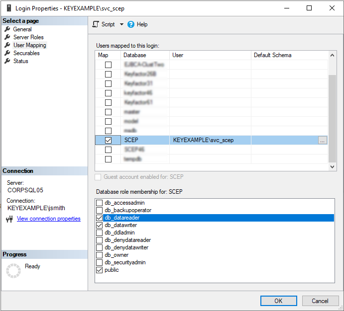 Using a SQL Database (Optional)